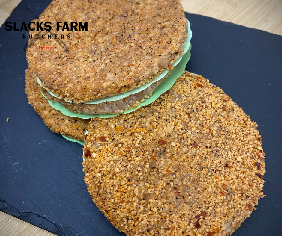 Peppered Chicken Burger – Slacks Farm Butchers